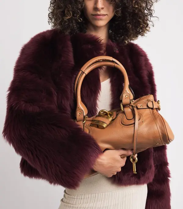 Chloé Leather Paddington Shoulder Bag - Brown