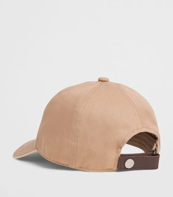 Jacob Cohen Cotton Baseball Cap - Beige