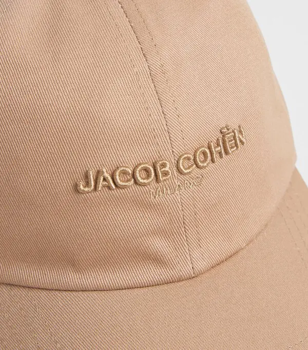Jacob Cohen Cotton Baseball Cap - Beige