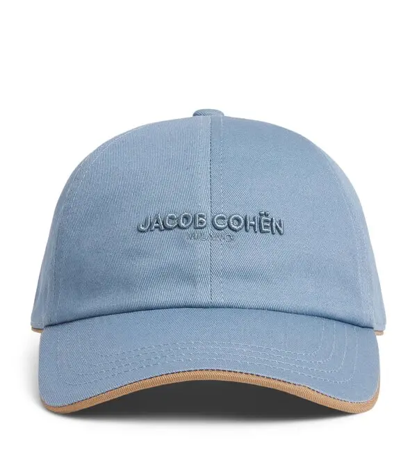 Jacob Cohen Cotton Baseball Cap - Blue