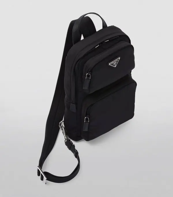 Prada Re-nylon And Saffiano Leather Backpack