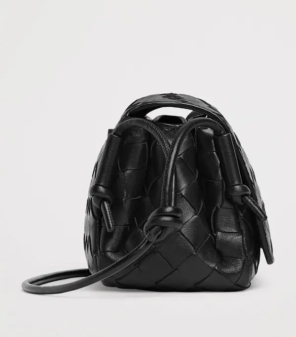 Bottega Veneta Leather Notturno Pouch - Gold