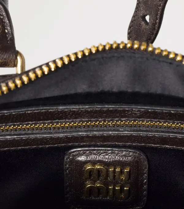 Miu Miu Arcadie Top-handle Bag - Brown