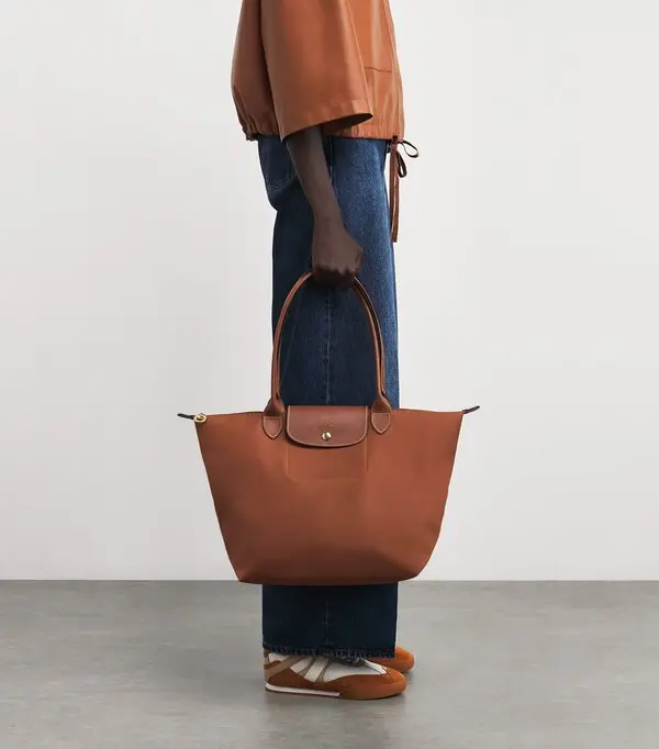 Longchamp Le Pliage Original Large Tote Bag - Brown