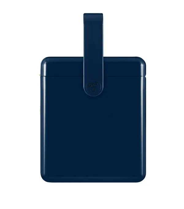 FIELDBAR Mini Bar Cooler Box With Leather Sling - Blue