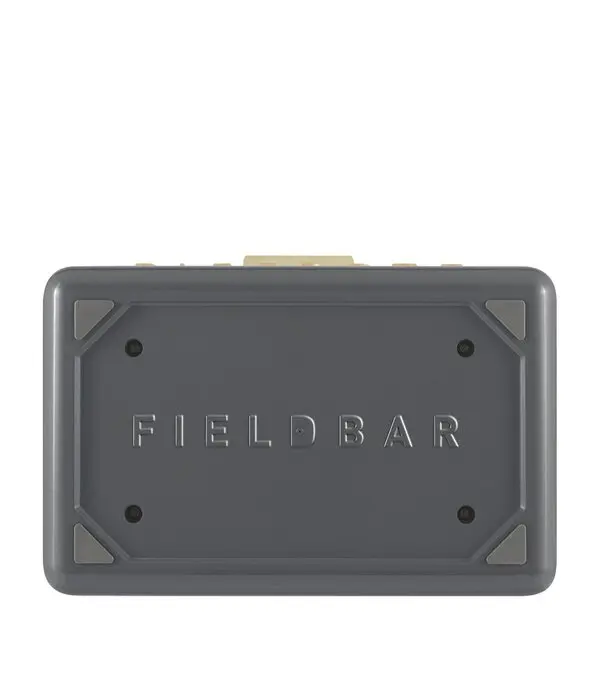 FIELDBAR Mini Bar Cooler Box With Leather Sling - Grey