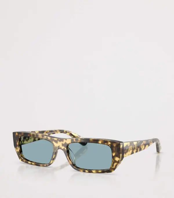 VOGUE Rectangular Tortoiseshell Sunglasses - Brown