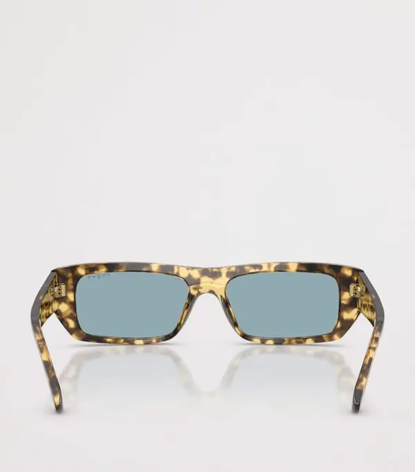 VOGUE Rectangular Tortoiseshell Sunglasses - Brown