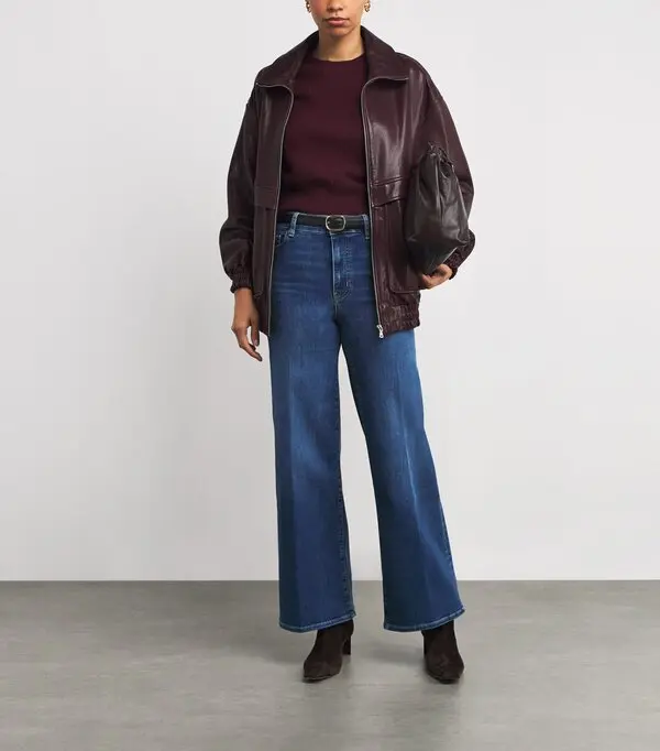 FRAME Le Slim Palazzo Wide-leg Jeans