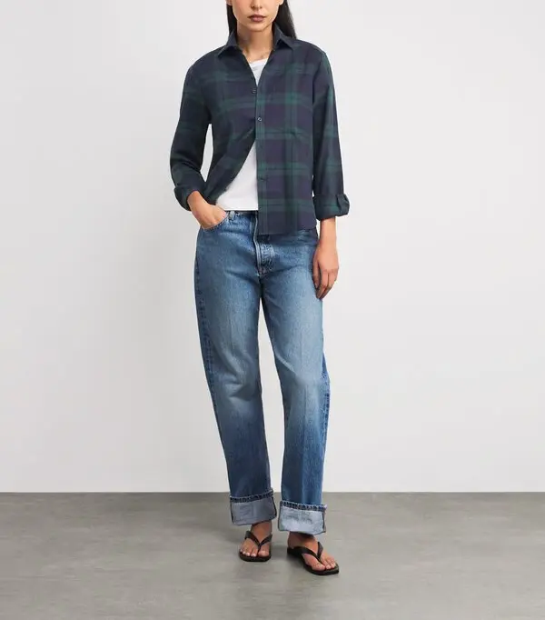 WITH NOTHING UNDERNEATH Cotton-wool Classic Shirt