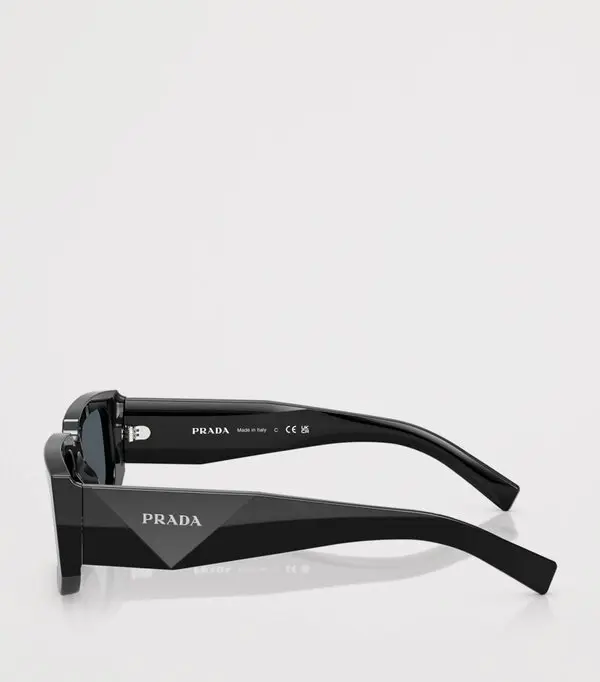 Prada Acetate Rectangular Sunglasses