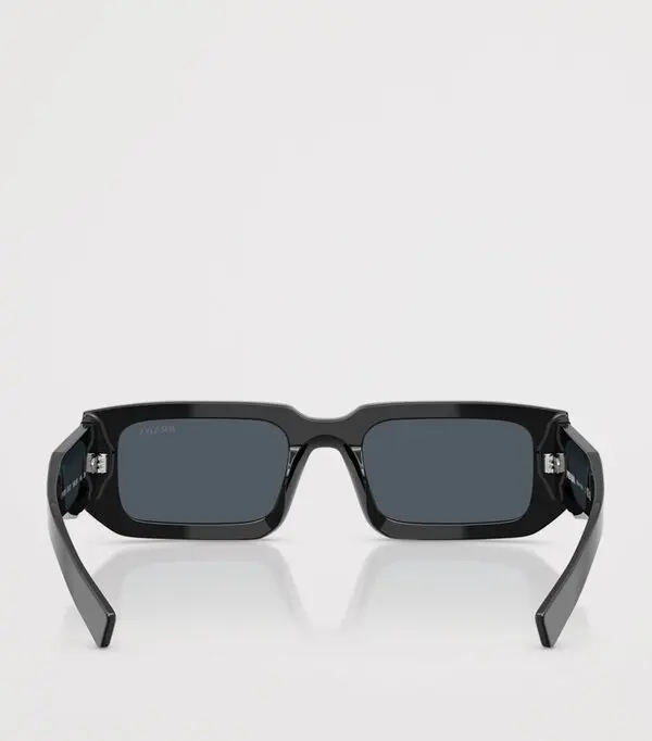 Prada Acetate Rectangular Sunglasses