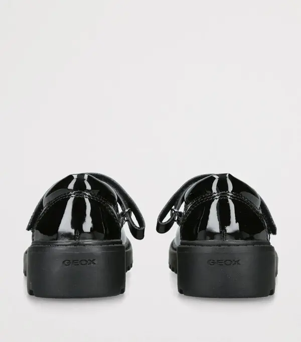 Geox Faux Leather Mary Jane Shoes