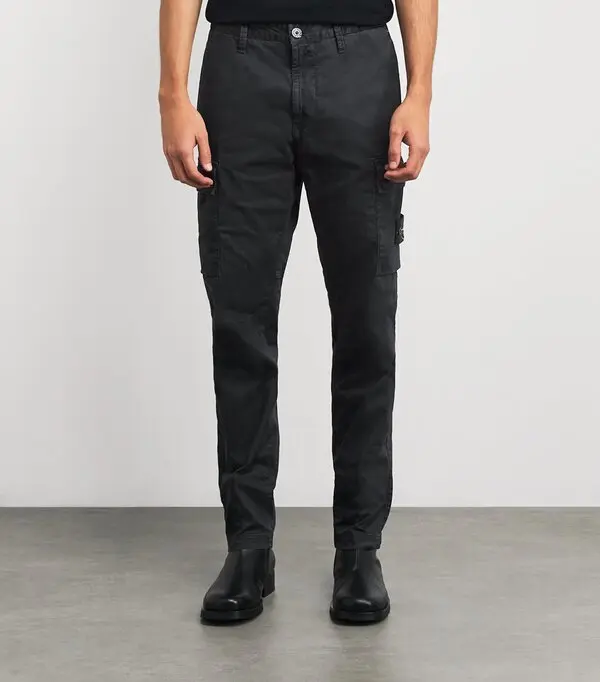 Stone Island Stretch-cotton Cargo Trousers