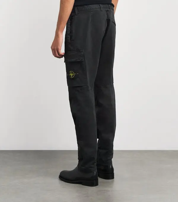 Stone Island Stretch-cotton Cargo Trousers