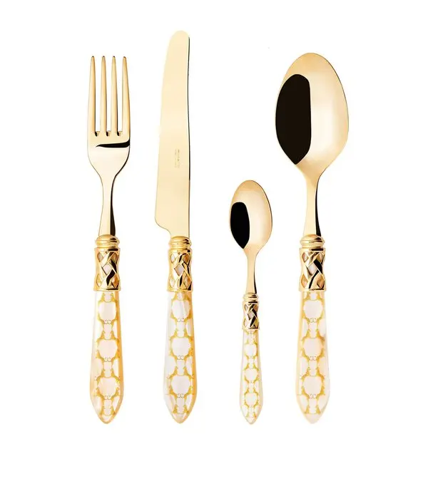 BUGATTI Panther Goldivory 24pc Set W/box - Gold