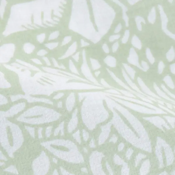 YVES DELORME Capri Amande Flat Sheet - Green