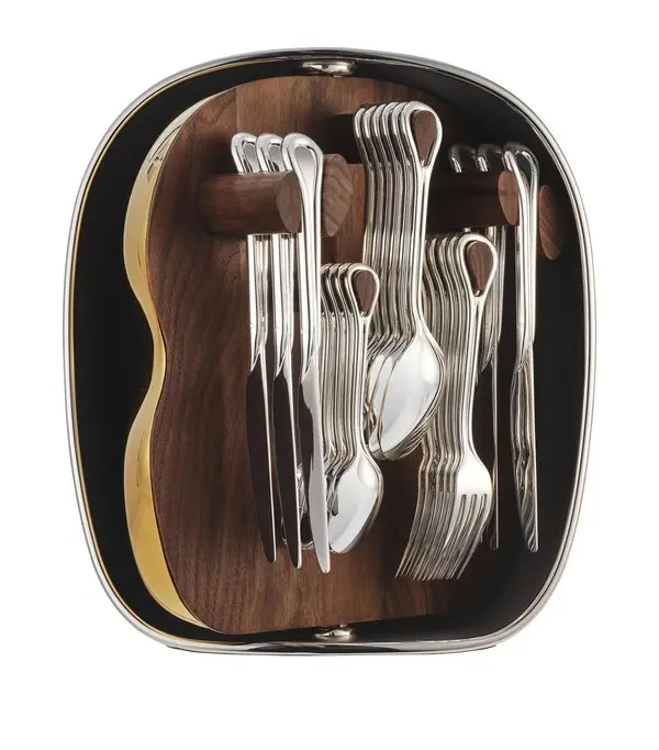 Christofle Plated Shell Carrousel Cutlery Set - Silver