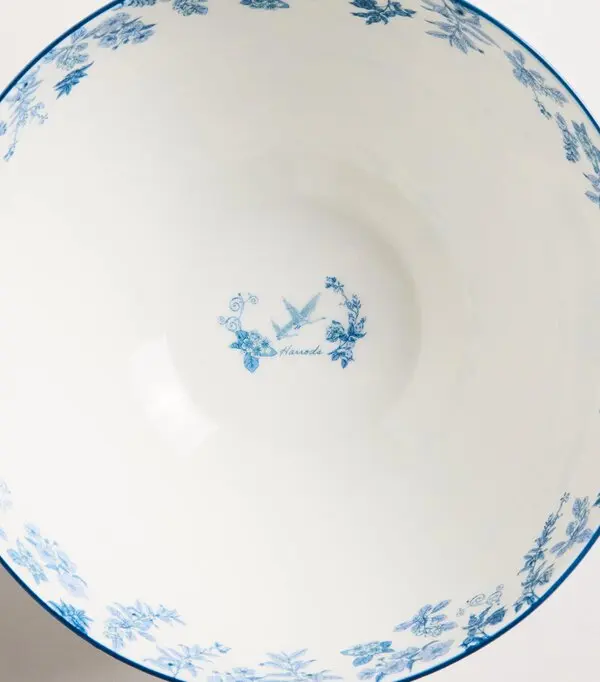 Harrods Fine Bone China Toile Bowl