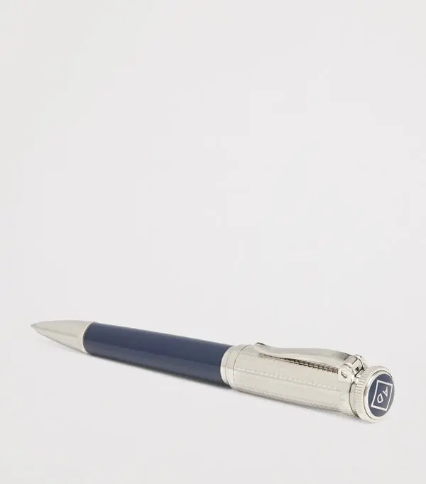 Dunhill Sentryman Hobnail Ballpoint Pen - Navy
