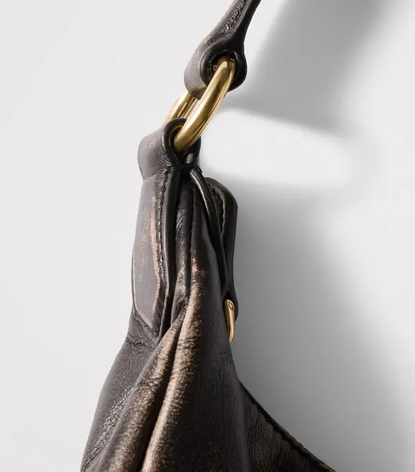 Miu Miu Nappa Leather Pocket Top-handle Bag - Brown