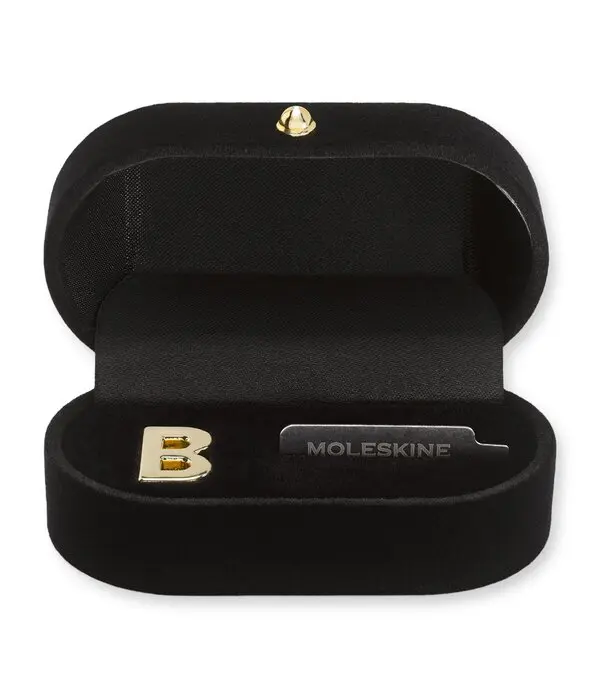 MOLESKINE Plated B Notebook Charm - Gold