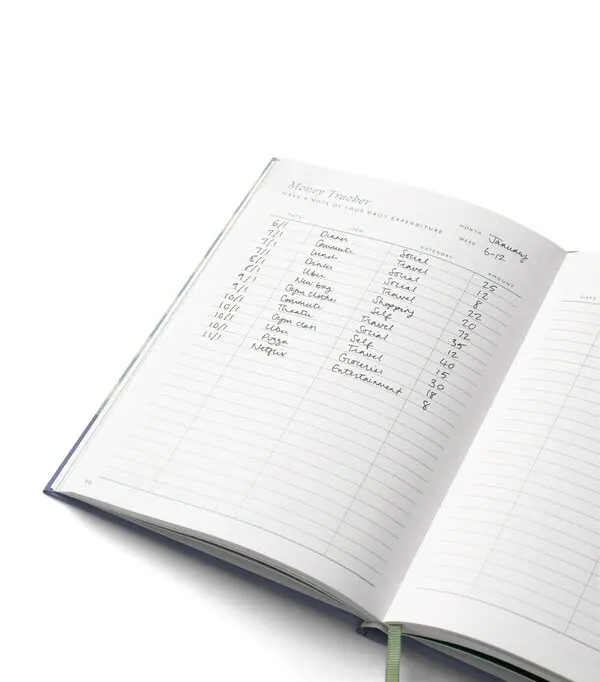 Papier Starry Ikat A5 Finance Planner