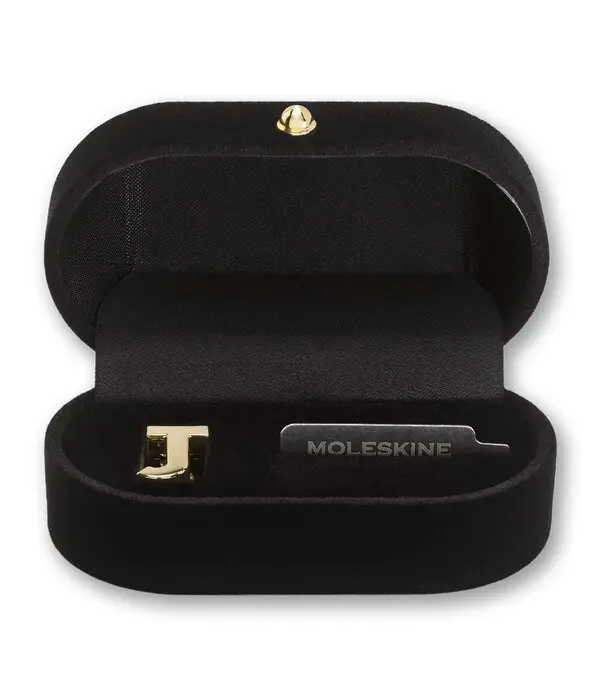 MOLESKINE Plated J Notebook Charm - Gold