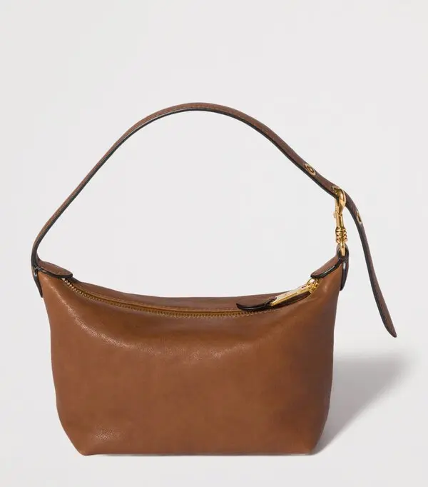 Miu Miu Nappa Leather Pouch - Brown