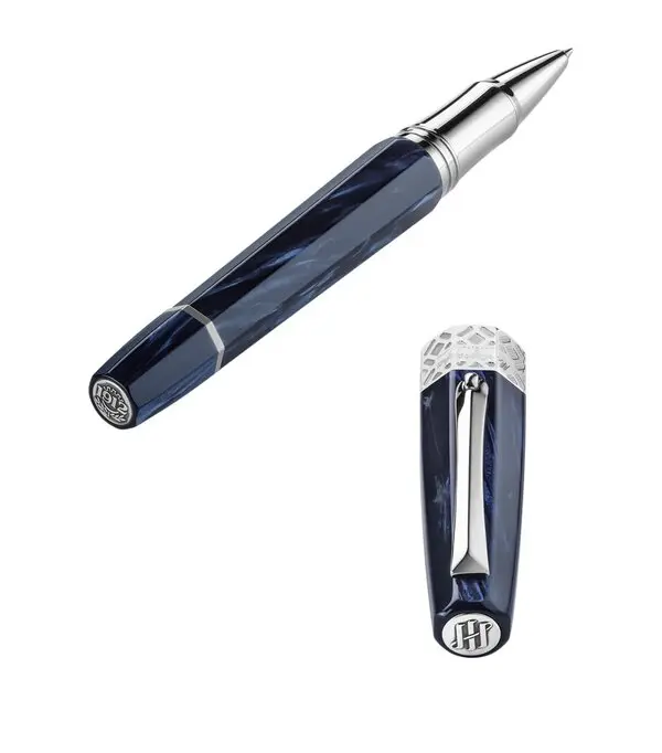 MONTEGRAPPA Sterling Silver-trim Extra Otto Rollerball Pen