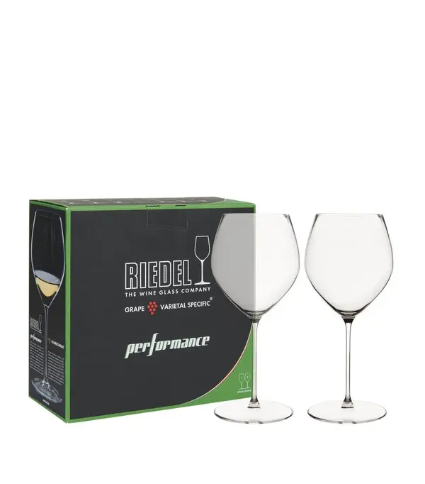 RIEDEL Crystal Performance Chardonnay Glasses - Clear