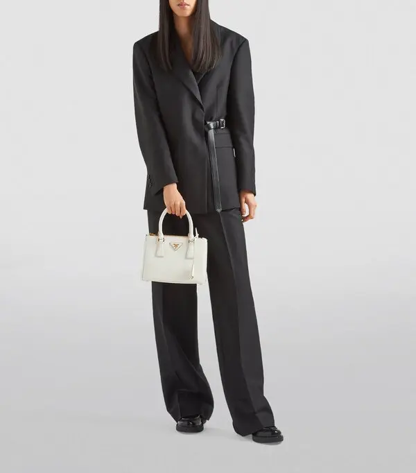 Prada Small Leather Galleria Saffiano Top-handle Bag