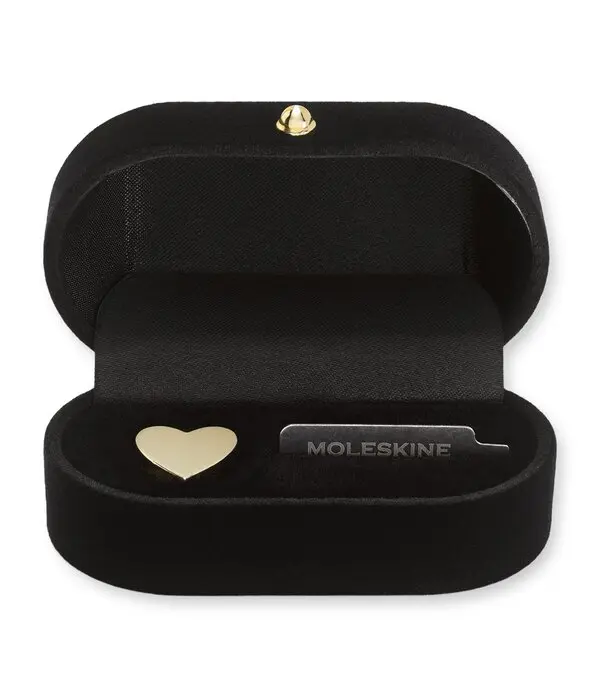 MOLESKINE Plated Heart Notebook Charm