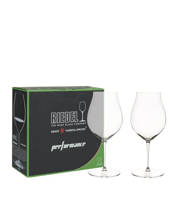 RIEDEL Crystal Performance Shiraz Wine Glasses - Clear