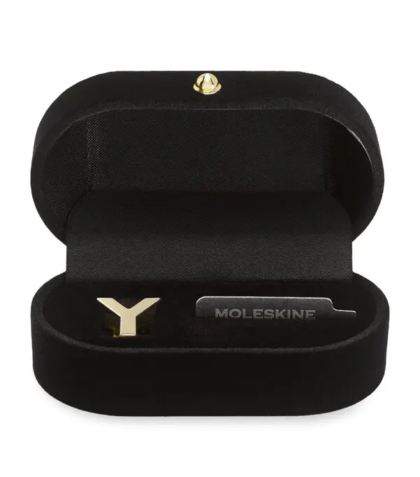 MOLESKINE Plated Y Notebook Charm - Gold
