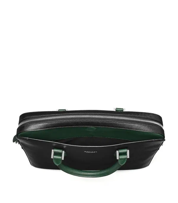 ASPINAL OF LONDON Slim Leather Briefcase