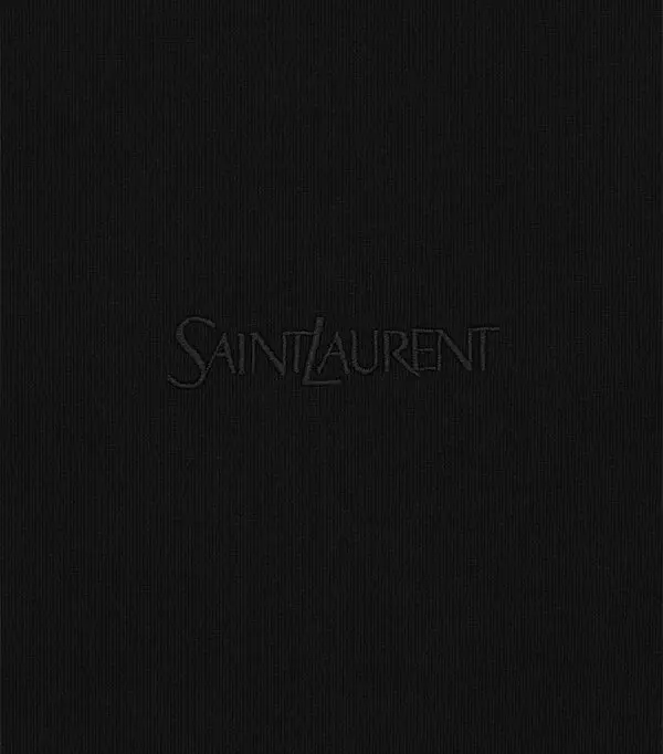 Saint Laurent Cotton Logo T-shirt - Black