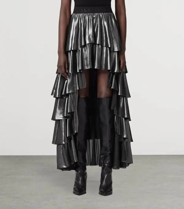 ALLSAINTS Cavalry Ruffle Maxi Skirt