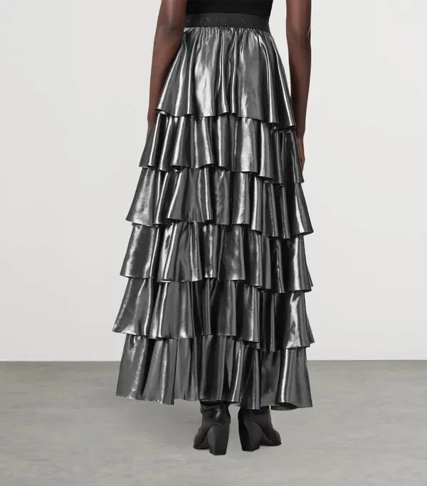 ALLSAINTS Cavalry Ruffle Maxi Skirt