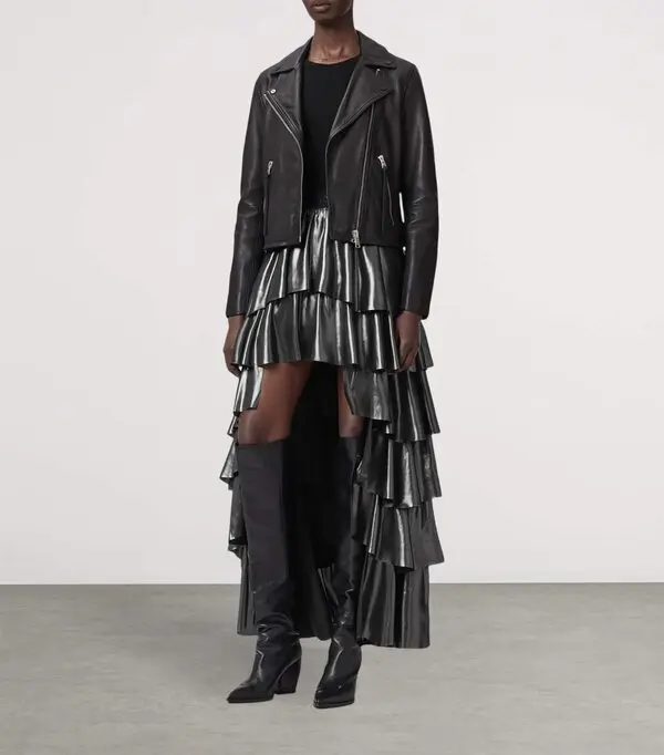 ALLSAINTS Cavalry Ruffle Maxi Skirt