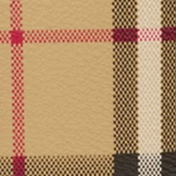 Burberry Small Check Monogram Bucket Bag