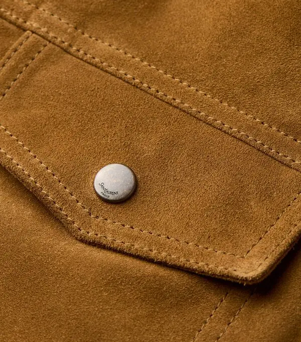 Saint Laurent Suede Twin-pocket Jacket