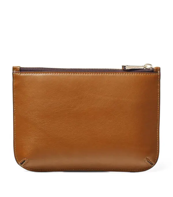 ASPINAL OF LONDON Medium Leather Ella Pouch - Brown