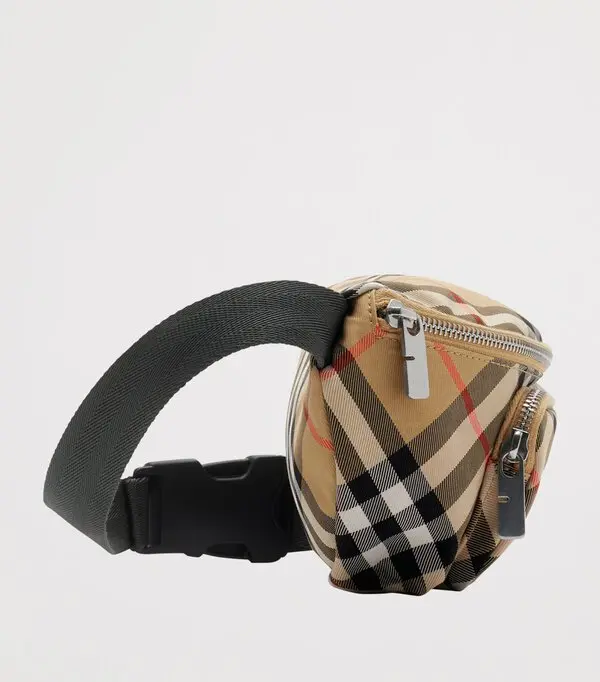 Burberry Check Belt Bag - Beige
