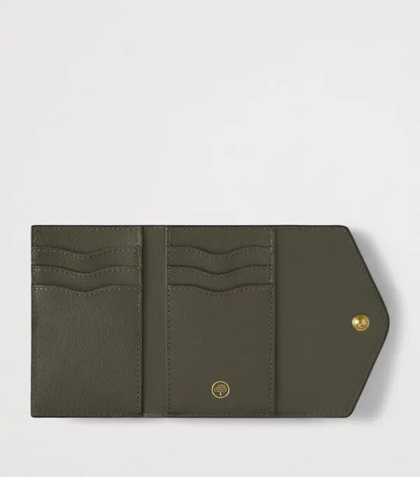 Mulberry Leather Folded Multi-card Wallet - Green