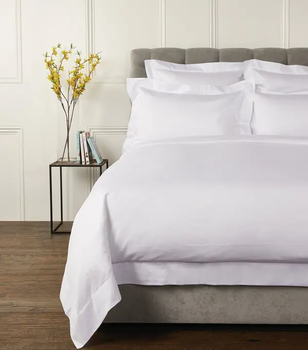 CELSO DE LEMOS Amanda King Fitted Sheet - White