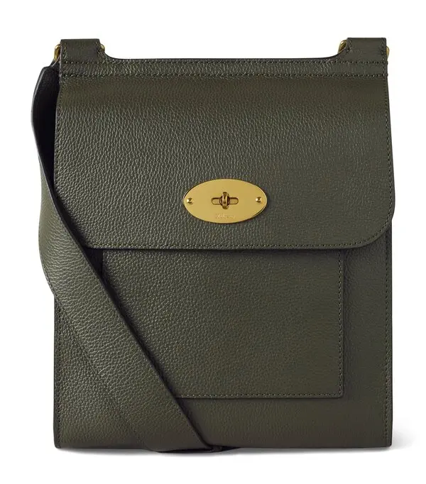 Mulberry Leather Antony Messenger Bag - Green