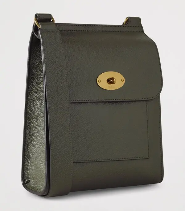 Mulberry Leather Antony Messenger Bag - Green