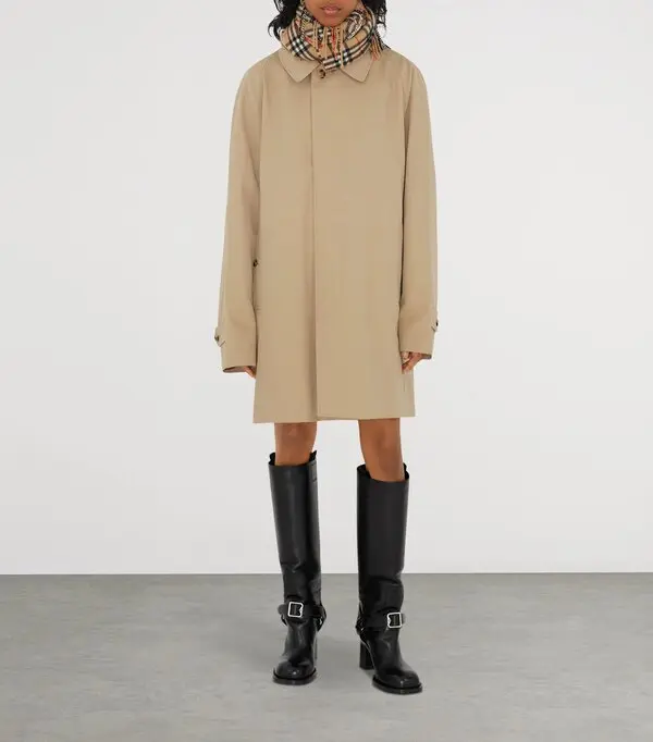 Burberry Cashmere Check Happy Scarf - Beige