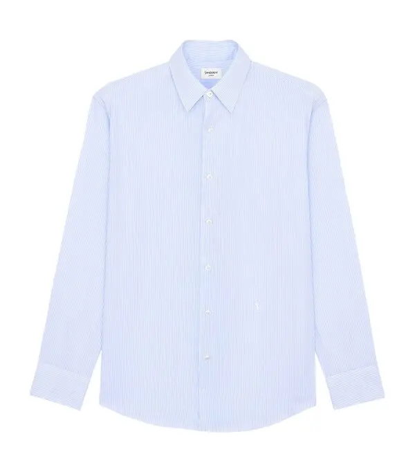 Saint Laurent Stripe Cassandre Shirt